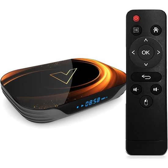 Android 9.0 TV Box, VONTAR X3 Smart TV Box 4 Go De RAM 128 Go De ROM ...