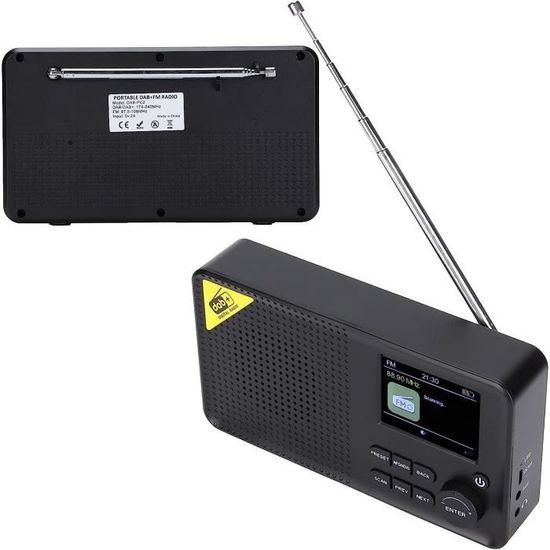 Radio Numérique Dab+ - Radio Numérique Dab+ - Mini-Réveil Radio Sans ...