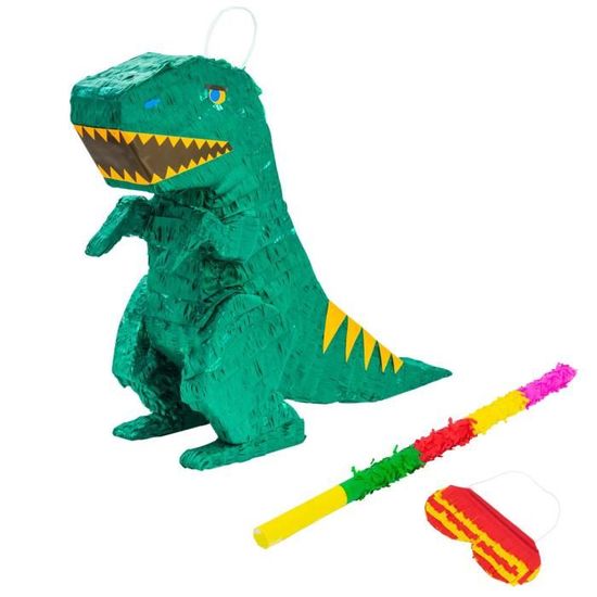Fax Potato Dinosaur Pinata Set avec Stick & Blindfold - 48 x 13,5 x 41 ...