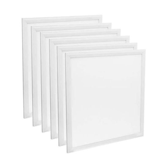 Lot de 6 Dalles LED 40W 600x600 4800lm - Blanc Chaud 2700K 6XDL2728 - Cdiscount Maison