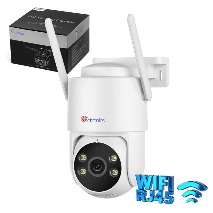 Caméra Surveillance WiFi Ctronics Extérieure 5MP – Vision Nocturne ...