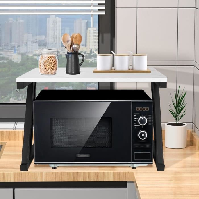 Support À Micro-Ondes, Etagère De Cuisine Avec Crochet, Porte-Épices ...