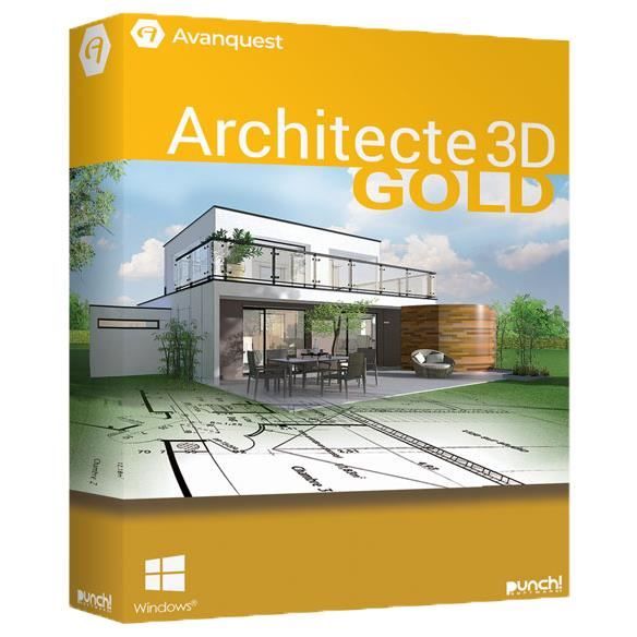 Architecte 3D Gold 22 - Licence perpétuelle - 1 PC - A télécharger à ...