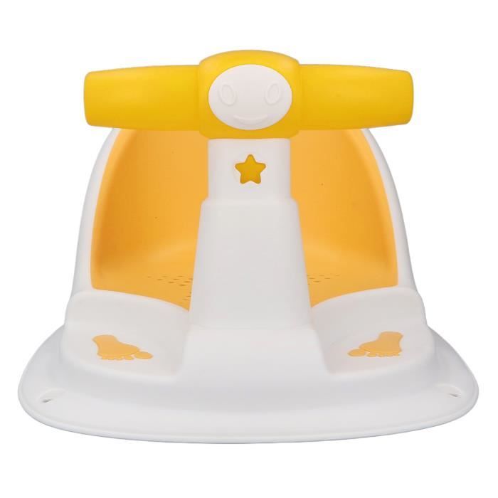 Drfeify Chaise de bain pour bébé avec dossier et ventouses solides ...