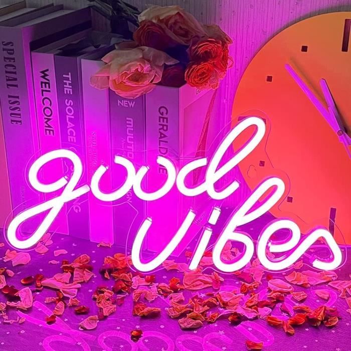 Good Neon,Good Neon Signs Good Vibes Enseigne Au Néon Lumières Au Néon ...