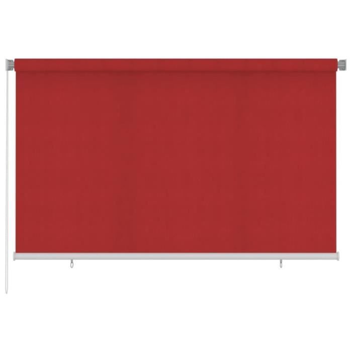 MSA Store roulant d'extérieur 240x140 cm Rouge PEHD 7654049397305 ...
