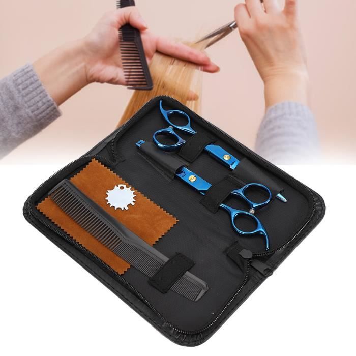 SED Cisaille de coiffeur Ciseaux pour Coupe de Cheveux Professionnels en Acier Inoxydable Kit ...