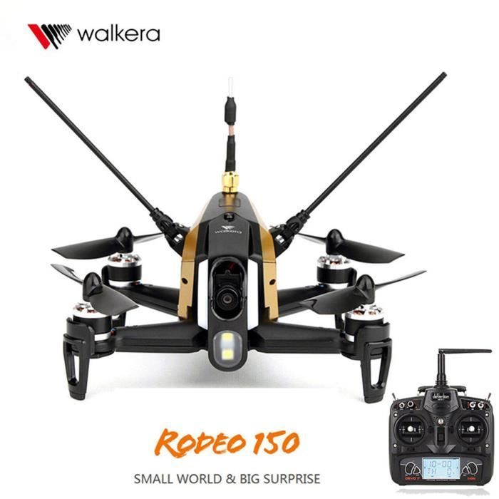 Walkera rodeo 150 rc drone de course avec devo 7 600TVL caméra rtf (noir) - Cdiscount Jeux - Jouets