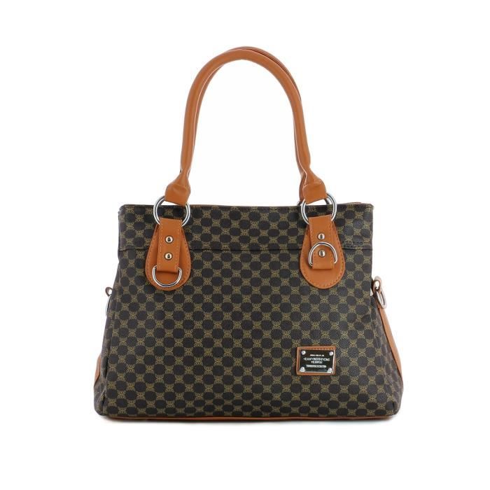 Sac à main à motif logo - Femme - - Achat / Vente Sac à main à motif ...