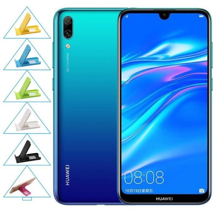 HUAWEI Y7 Pro 2019(enjoy 9) Smartphone 64Go-Bleu - Cdiscount Téléphonie