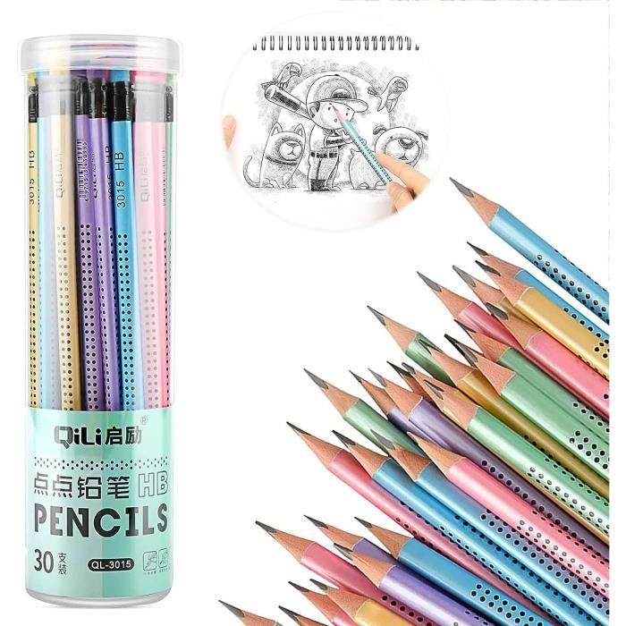 Mecctuck 30 Crayons à Papier HB, Ensemble de Crayons eois, Crayons HB ...