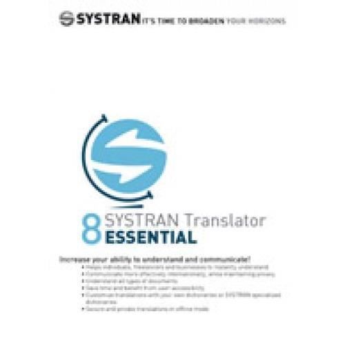 SYSTRAN 8 Translator Essential - Français Anglais-(PC en Téléchargement ...