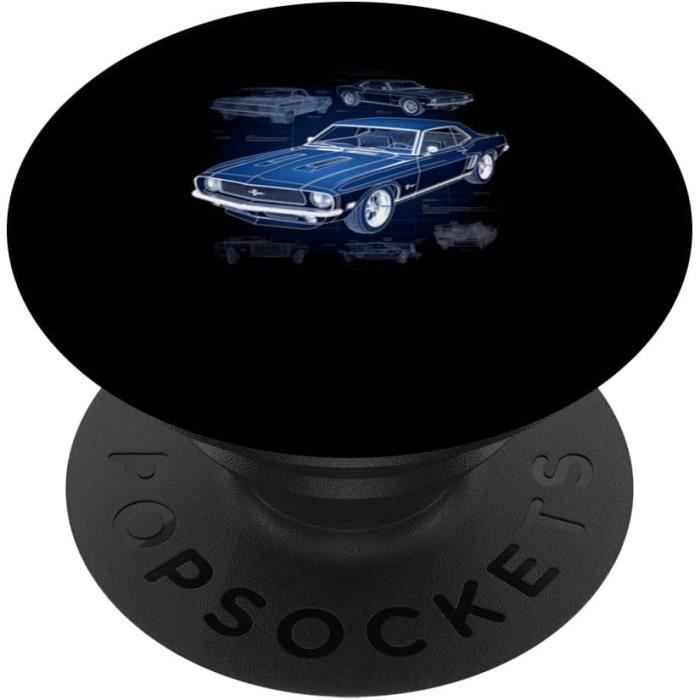 Amateur De Voitures Anciennes Classic Muscle Car Popsockets Popgrip ...