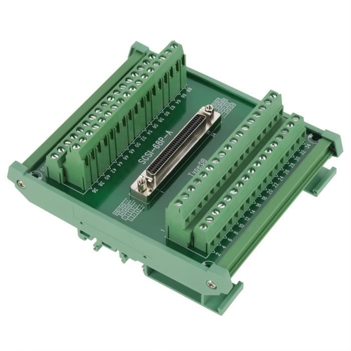 YOSOO Module terminal Module de carte de dérivation SCSI68 Module de ...