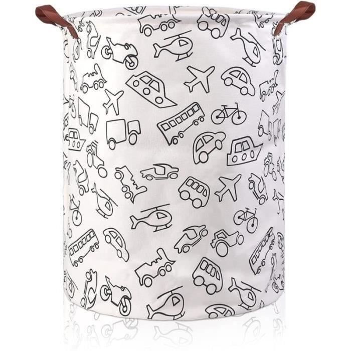 Panier à linge rond pliable de 397 x 457 cm - Sac à linge étanche avec ...