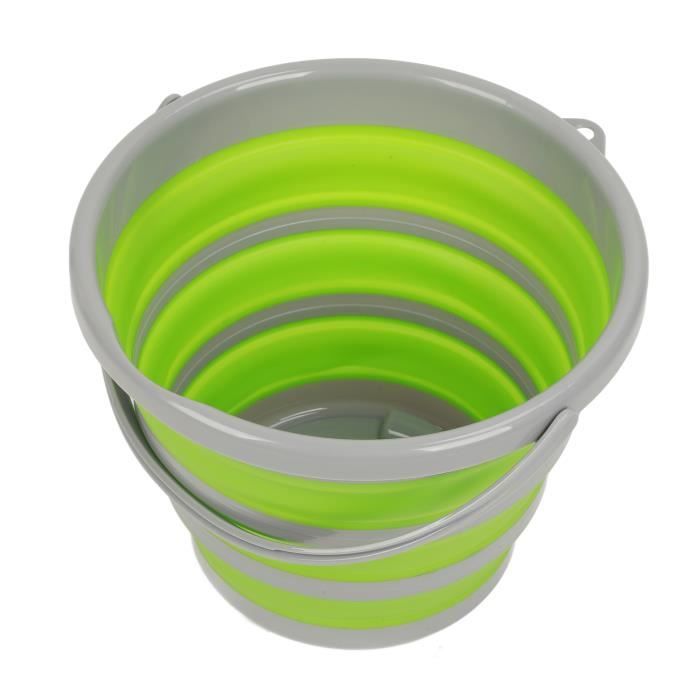 YEA Seau retractable,Seau à eau Pliable de 10L,Seau Retractable Portable pour Camping, Pêche ...