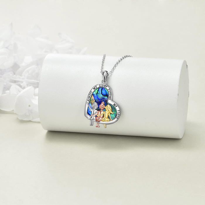 Collier trois sœurs en argent sterling 925 avec pendentif collier ...