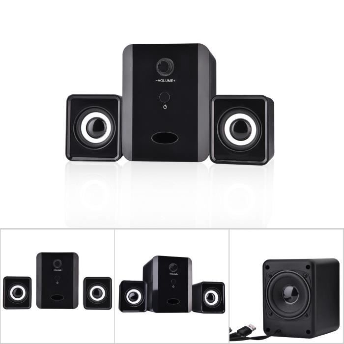 Haut-parleur - HURRISE - SADA D-201 - USB filaire - 3W - Son stéréo ...