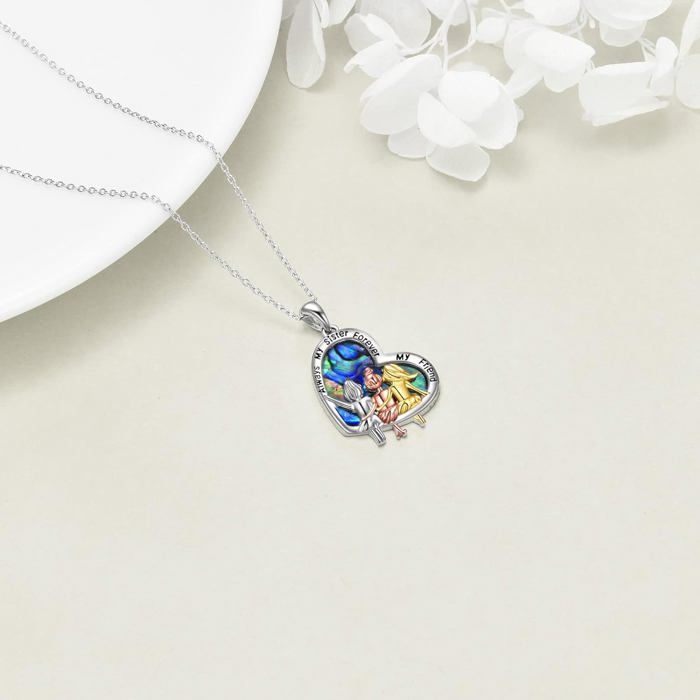 Collier trois sœurs en argent sterling 925 avec pendentif collier ...