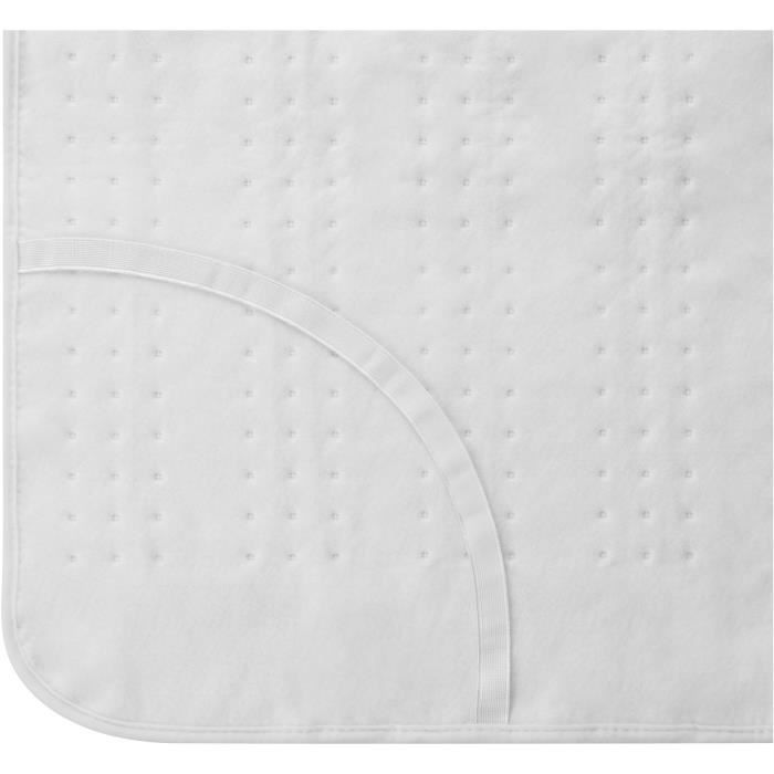 Surmatelas chauffant – Chauffe-lit 2 places– medisana HU 676 – lavable ...