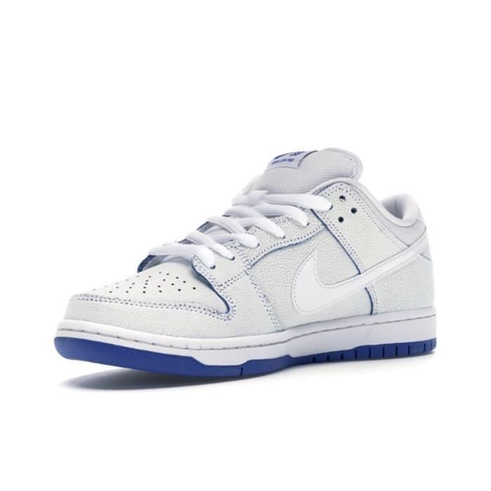 Nike Dunk SB Low blanc bleu - Cdiscount Chaussures