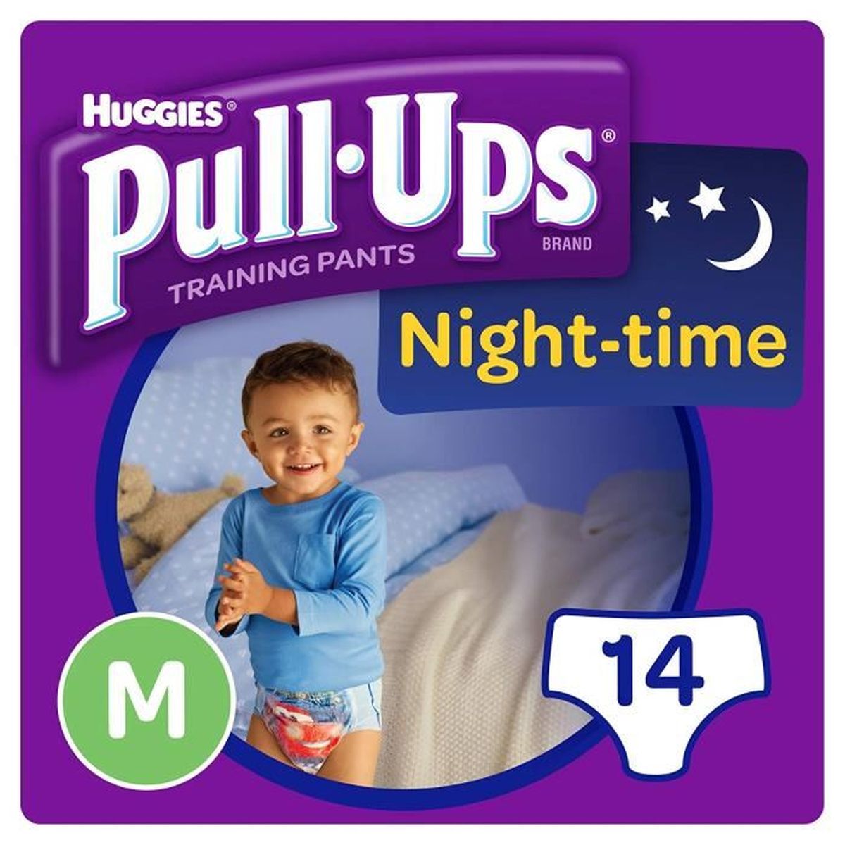 Huggies Pull Ups Night Time Potty Size Medium Boys -14 - Cdiscount ...