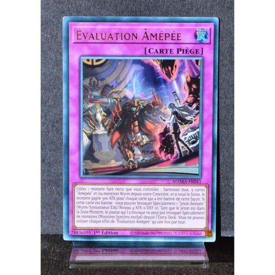 Carte YU-GI-OH MAMA-FR043 Évaluation Âmépée NEUF FR - Cdiscount Jeux - Jouets