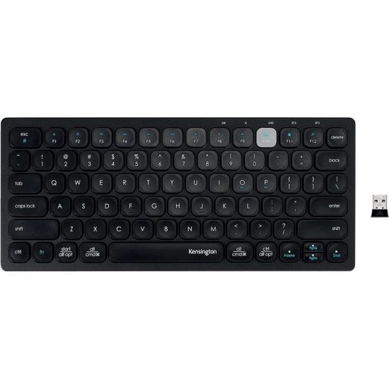 Mini Clavier Azerty Sans Fil Compact Multi-Appareil Avec Double ...