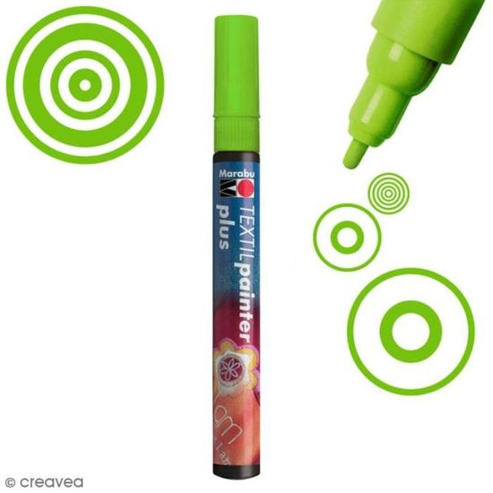 Feutre pour tissu Textil painter Plus 3 mm - MARABU - Feutre de ...