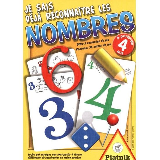 Je sais déjà reconnaître les nombres - Cdiscount Jeux - Jouets