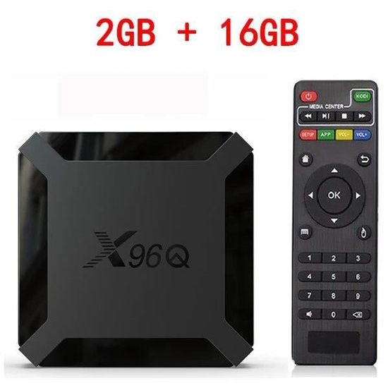 X96Q Smart TV Box,Allwinner H313,Façades Core,4K Media First,WIFI,2G ...