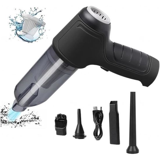 Mini Aspirateur De Voiture Sans Fil, 12000Pa Haute Puissance Et Charge ...