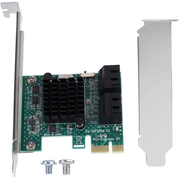 Carte d'extension Carte contrôleur d'extension Universelle 6G 4 Ports ...