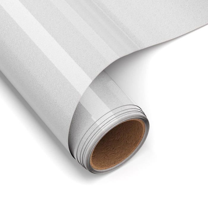 Rouleau Vinyle de Transfert de Chaleur, 30,5 cm x 183 cm Glitter Vinyle ...