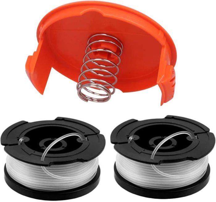 Bobine de Fil Pour Tondeuse à Gazon Black Bobine de Rechange de Tondeuse à Gazon en Nylon ...