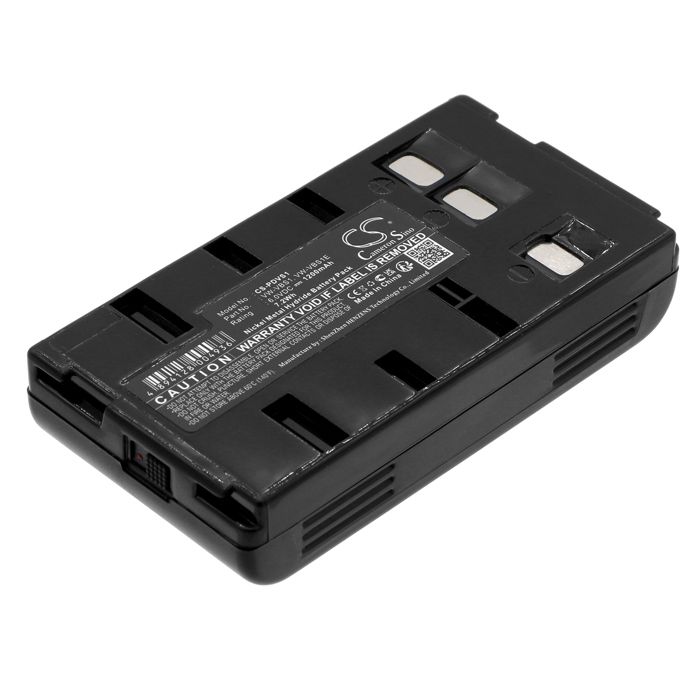 TECHTEK CS-PDVS1 Batteries compatible avec [QUASAR] 500VM-505, VM-100 ...