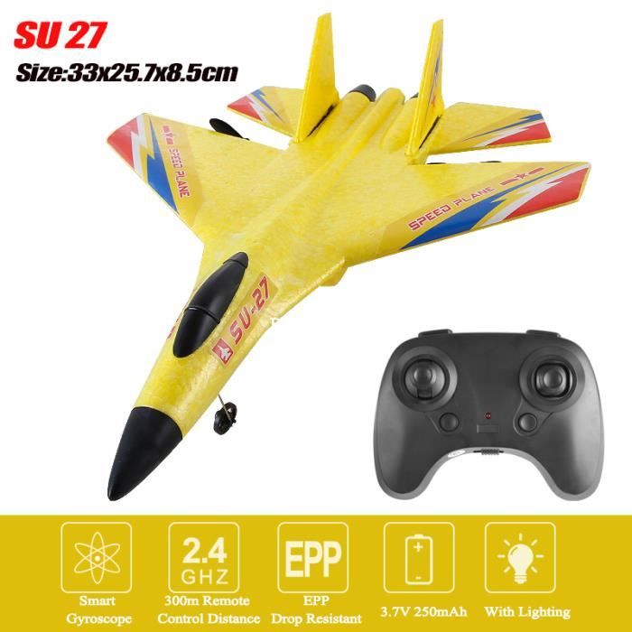 YE SU-27-Avion SU 35 en mousse RC 2.4G radiocommande foetal der ...
