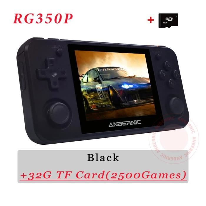 RG350P Black 48G - Console de jeux vidéo portable RG350P, écran IPS 3.5 ...