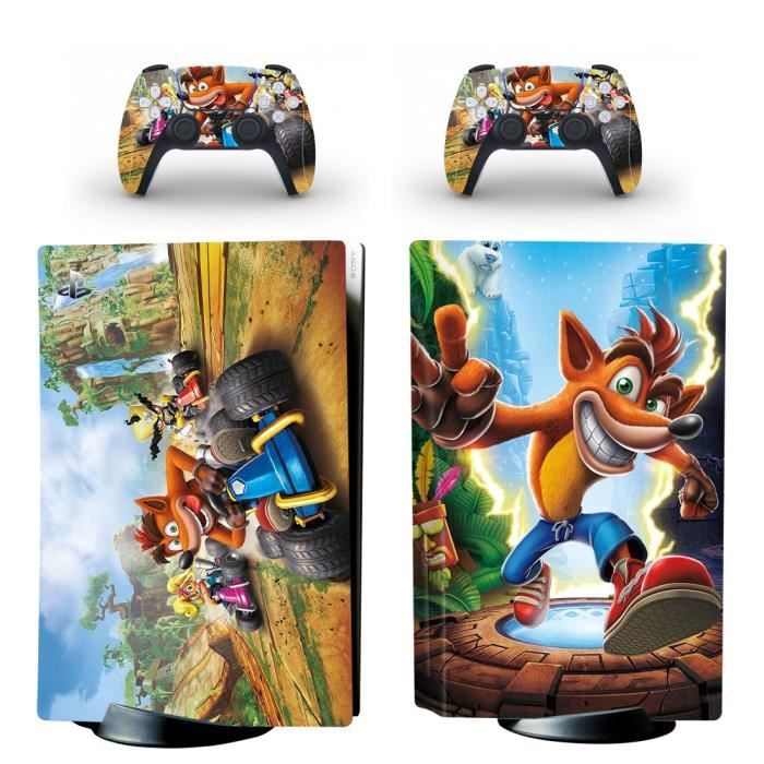 Crash Bandicoot N Sane Trilogy PS5 Disc Skin Sticker, Standard Disc ...