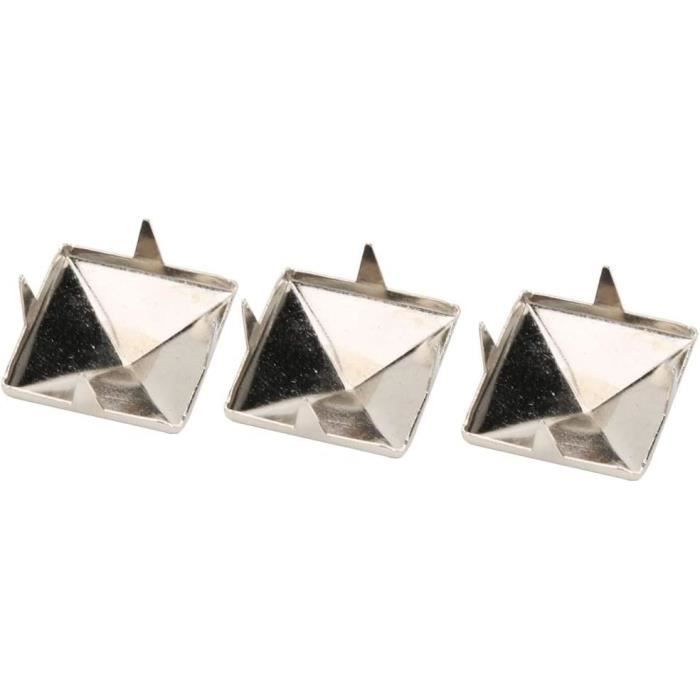 100 Pièces Rivet Pyramidal, Décoration Rivet Punk Rivet 4 Clous En ...