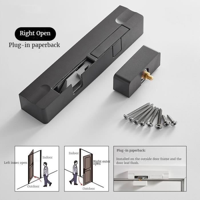 Réglable chambre porte plus proche tampon d'amortissement porte en bois ...