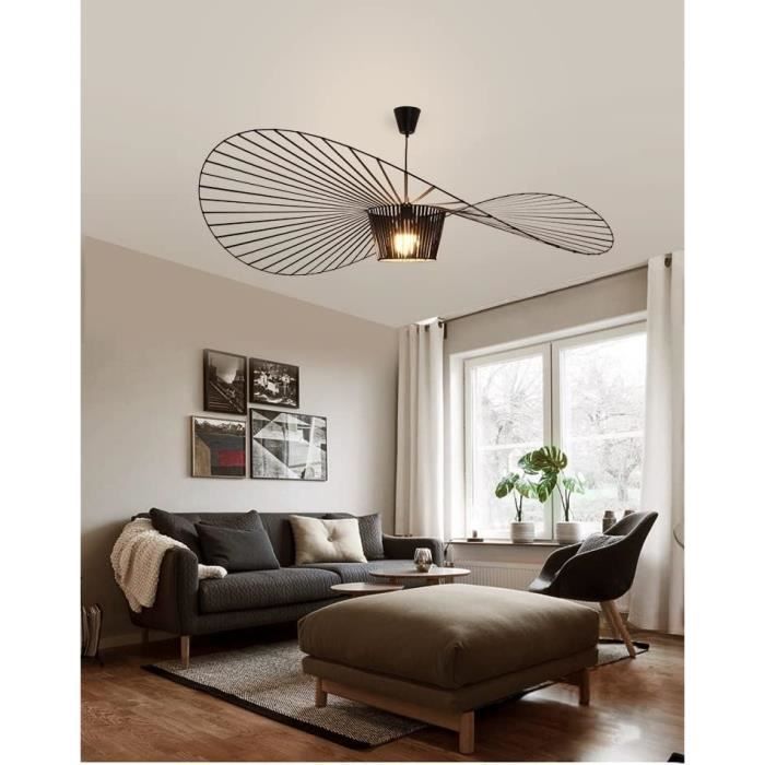 Suspension Vertigo Noir 80Cm, Vintage Suspension Rétro Lustre Vertigo ...