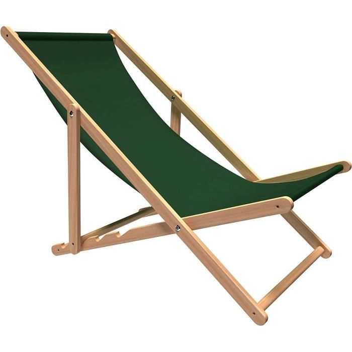 LIWI-Premium transat en Bois de hêtre, Jardin et Balcon, Lattes ...