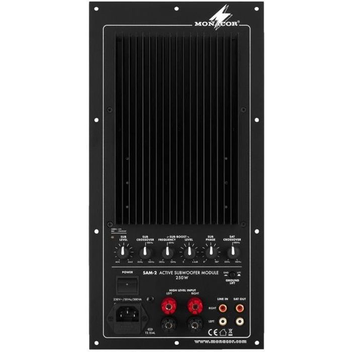 Module subwoofer actif, 250 WMAX, 125 WRMS - Cdiscount TV Son Photo