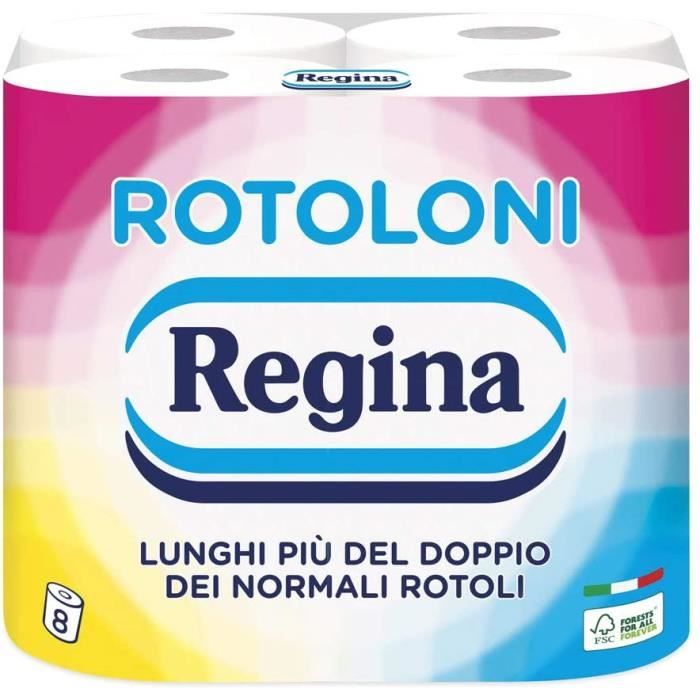 PAPIER TOILETTE Papier toilette Rotoloni Regina 8 rouleaux134 ...