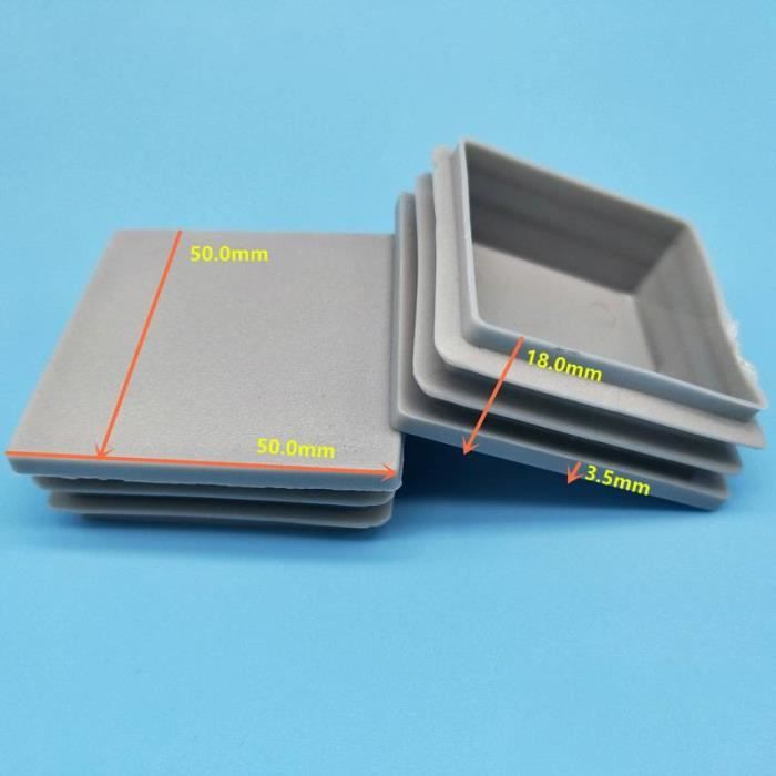 Pièce meuble,Embouts de pieds gris, 12 pièces, protection anti ...