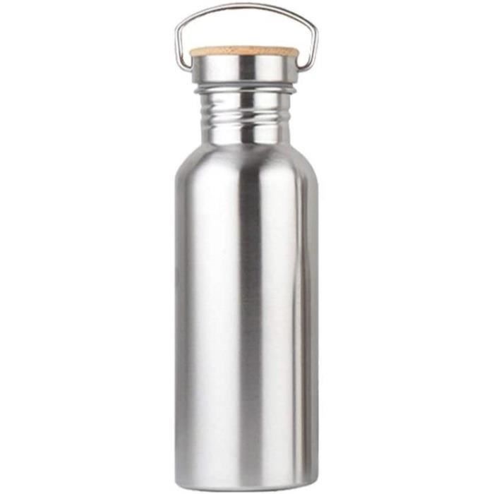 Gourde en acier inoxydable 500 ml antifuite avec bouchon vis en acier ...