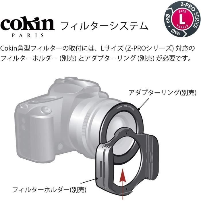 Filtre polarisant - Cokin - Z164 - 100mm - Améliore la saturation - Supprime les reflets ...