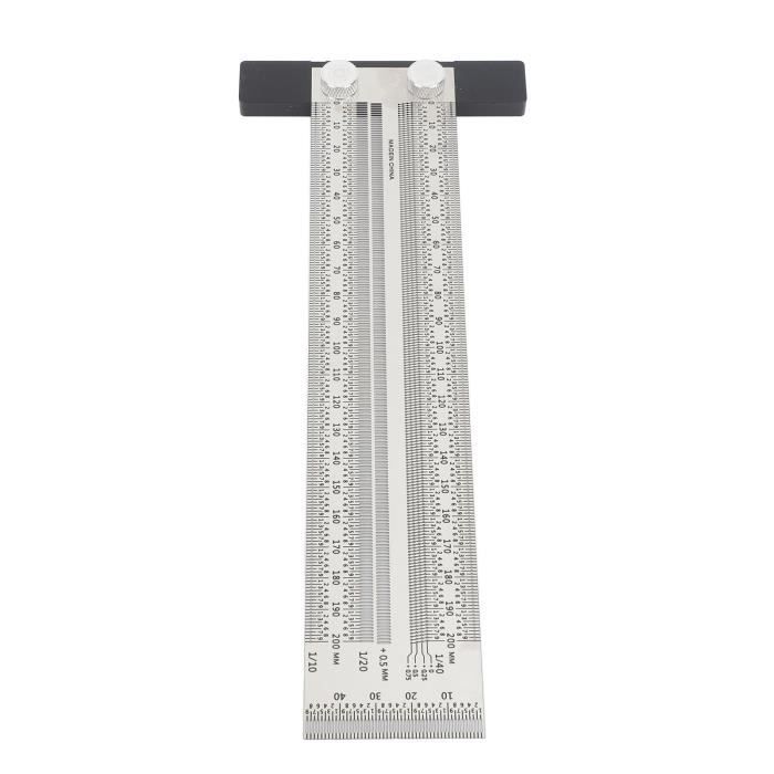 Fafeicy Règle de marquage T ultra précise en acier inoxydable pour ...