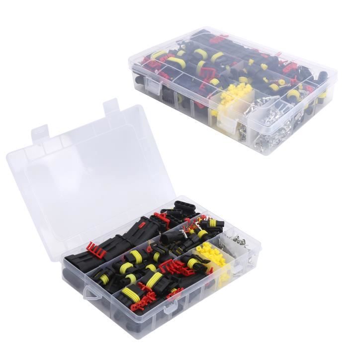 Connecteurs étanches - FDIT - Ensemble de 352 pièces - Pour véhicules - Installation facile ...